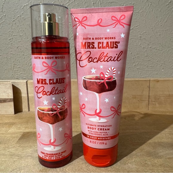 Bath & Body Works | Bath & Body | Nwt Mrs Claus Cocktail Hydration ...